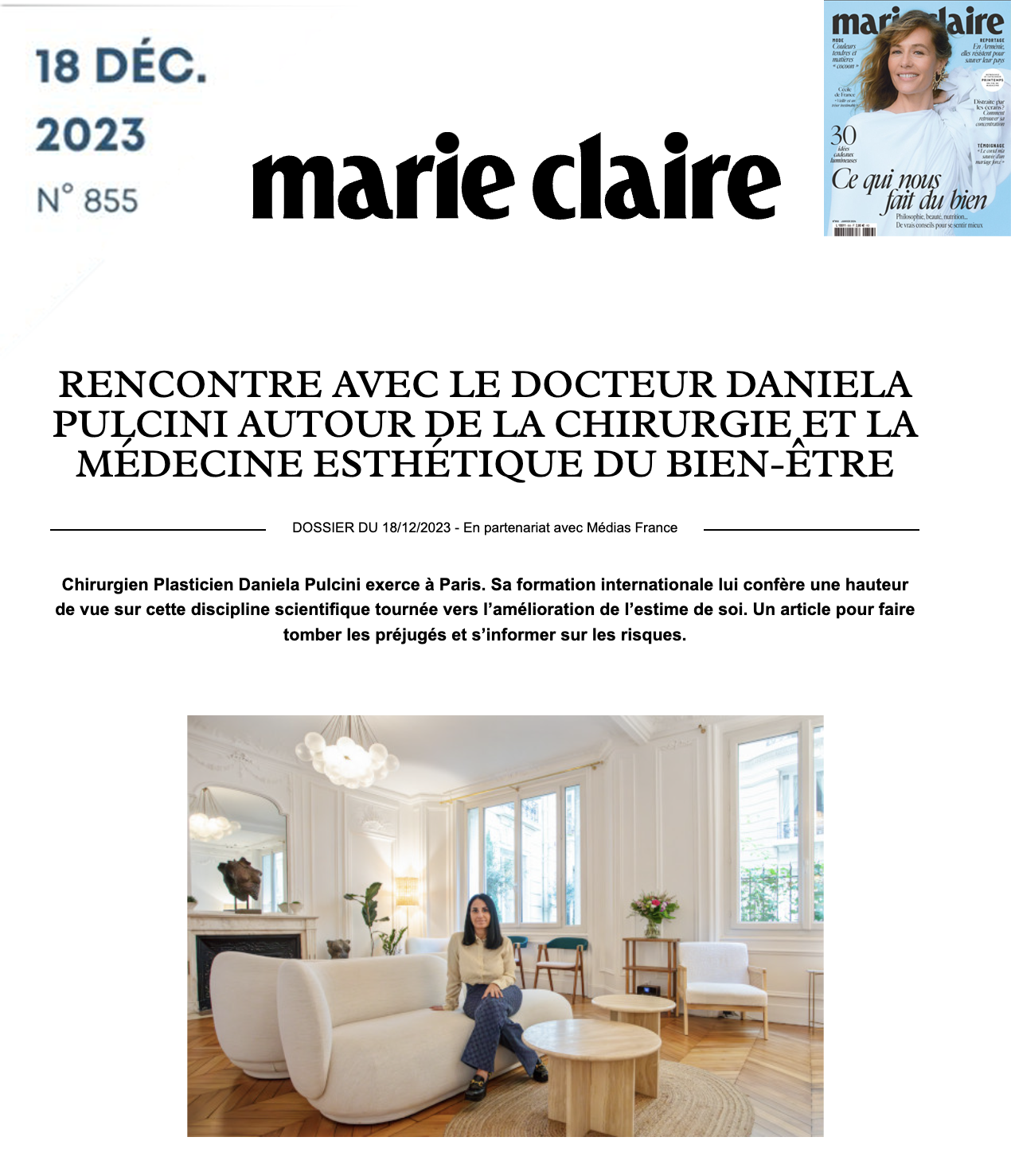 ACCUEIL - DOCTEUR DANIELA PULCINI MÉDECINE ET CHIRURGIE ESTHÉTIQUE PARIS